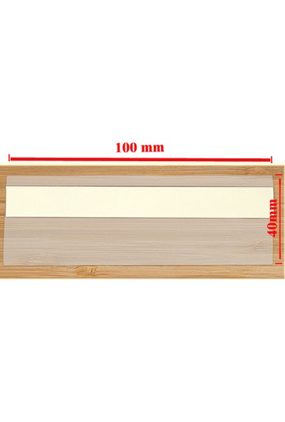 Simge Yapı Dekorasyon Mağaza ve Market Raf Önü Şeffaf Etiket 20'li Paket