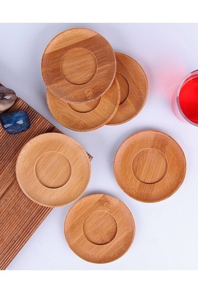 Bambu Çay Tabağı Yuvarlak