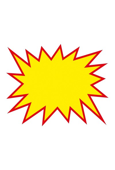 Simge Yapı Dekorasyon Etiketi Etiketi Küçük Boy 100'lü Paket