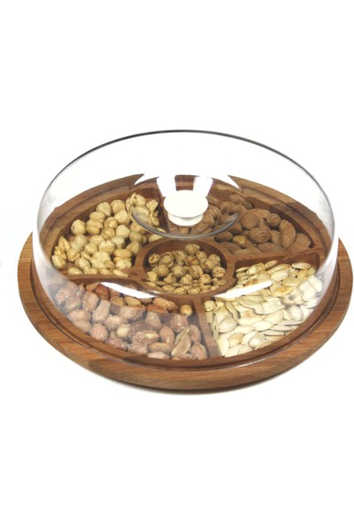 Fanuslu Çerezlik 5 Bölmeli Fanuslu Çerezlik 5 Bölmeli