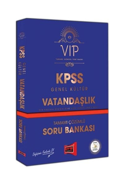 Yargı Yayınevi KPSS VIP Vatandaşlık Tamamı Çözümlü Soru Bankası