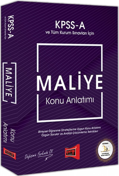 Yargı Yayınevi KPSS A Grubu Maliye Konu Anlatımı Yargı Yayınevi KPSS A Grubu Maliye Konu Anlatımı