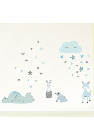 Dekor Loft Orman Rüyası Çocuk Odası Duvar Sticker Cs-653 Dekor Loft Orman Rüyası Çocuk Odası Duvar Sticker Cs-653