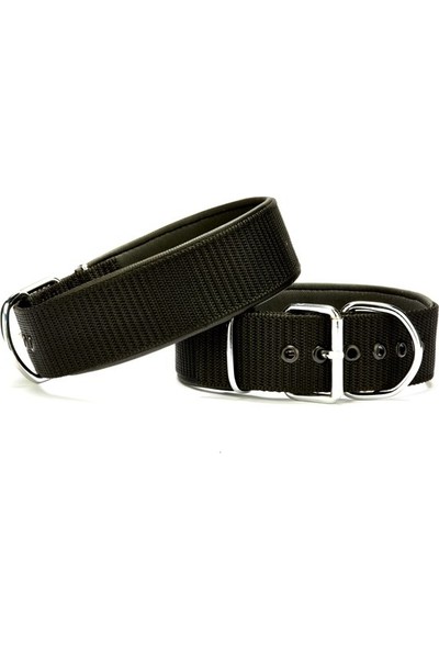 Doggie Büyük Irk Köpek Boyun Tasması 5 cm - 80 cm Siyah Doggie Büyük Irk Köpek Boyun Tasması 5 cm - 80 cm Siyah