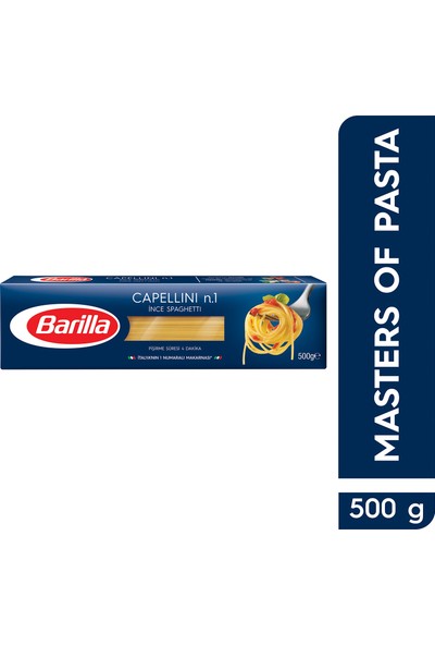 Barilla İnce Spagetti/ Capellini Sade Makarna 500 gr