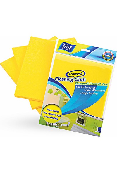 Titiz Ekonomik Temizlik Bezi 3 Lü Paket Titiz Ekonomik Temizlik Bezi 3 Lü Paket