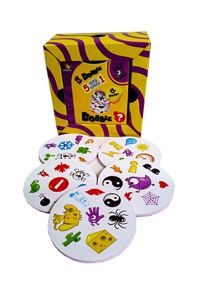Hobi Dobble Dikkat ve Refleks Oyunu 55 Kartlı Hobi Dobble Dikkat ve Refleks Oyunu 55 Kartlı