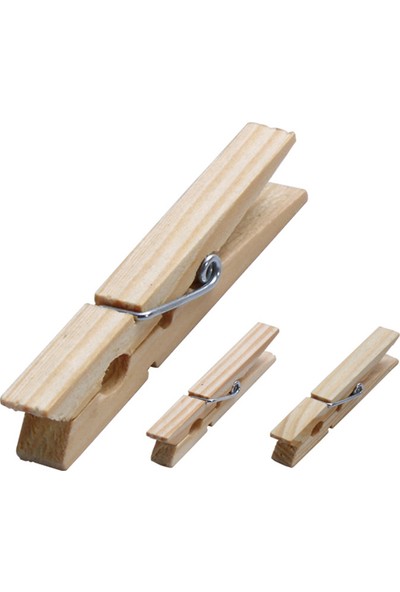 Ahşap Çamaşır Mandalı 144 Adet