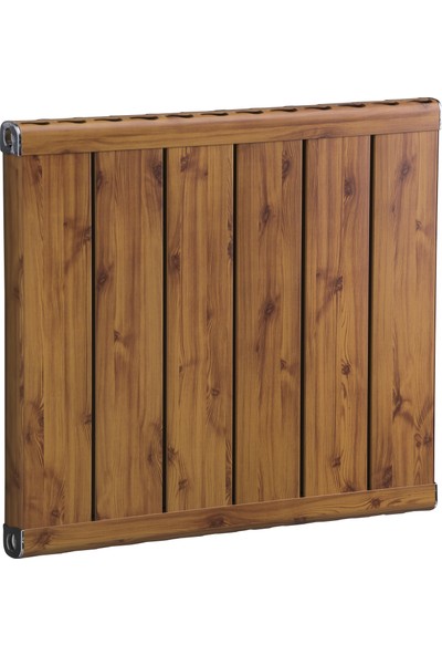 Dgvision Feronia Alüminyum Çam Ahşap Radyatör 60*50 Cm Petek