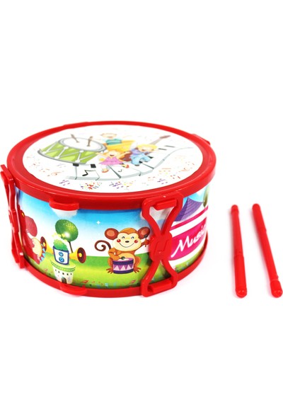 Mega Oyuncak Davul Kırmızı 2 Tokmaklı Mega Oyuncak Davul Kırmızı 2 Tokmaklı