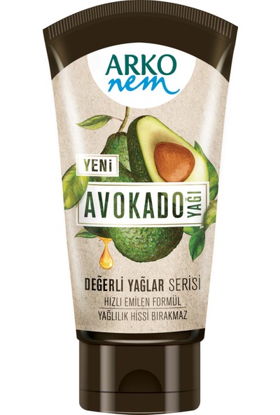 Arko Nem Değerli Yağlar Avokado Yağlı Krem 60 ml Arko Nem Değerli Yağlar Avokado Yağlı Krem 60 ml