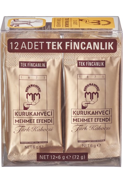 Kurukahveci Mehmet Efendi 12x6 gr Kurukahveci Mehmet Efendi 12x6 gr