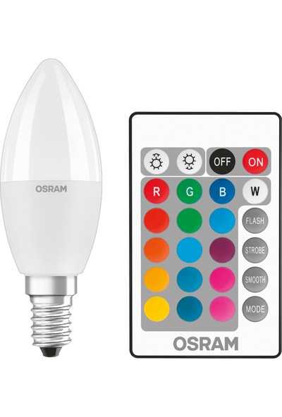 Osram Led Uzaktan Kumandalı Ampul 5,5W İnce Duy