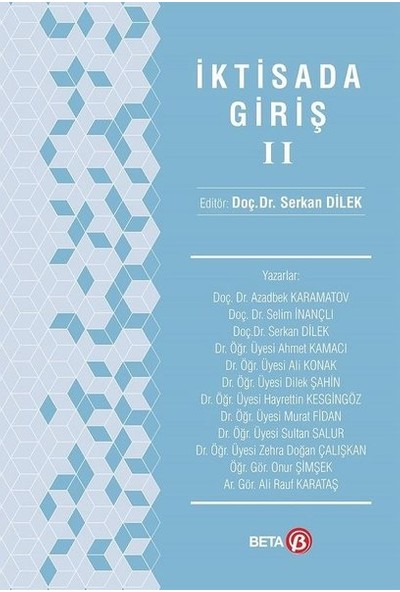 İktisada Giriş II - Serkan Dilek