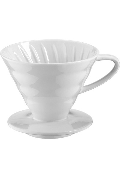 Kütahya Porselen Damlama Kahve Filtresi Beyaz
