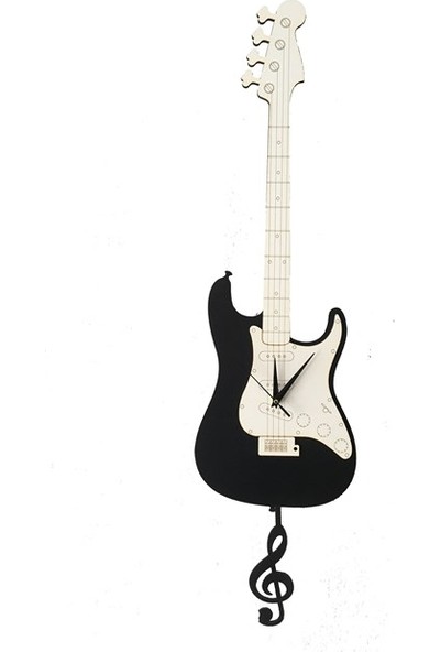 Good Time Büyük Boy Sallanır Sarkaçlı Siyah Gitar Duvar Saati Good Time Büyük Boy Sallanır Sarkaçlı Siyah Gitar Duvar Saati