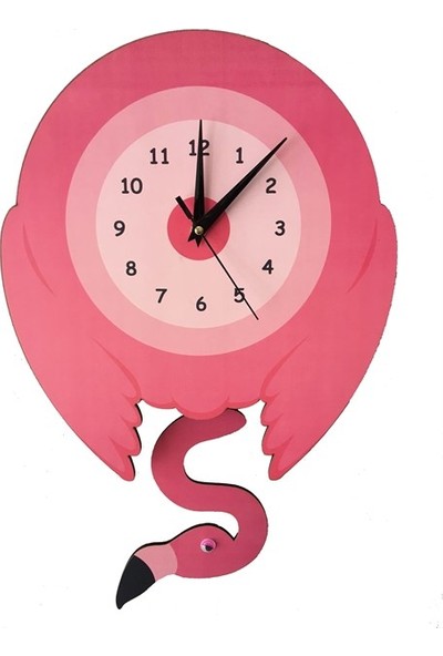 Good Time Flamingo Sallanır Sarkaçlı Duvar Saati Good Time Flamingo Sallanır Sarkaçlı Duvar Saati