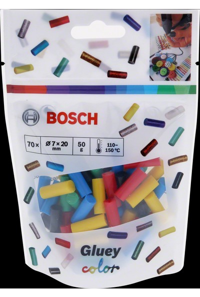 Bosch - Gluey Tutkal Çubuğu - Renkli