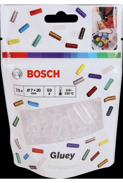 Bosch - Gluey Tutkal Çubuğu - Şeffaf Bosch - Gluey Tutkal Çubuğu - Şeffaf