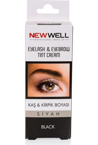 New Well Kaş &Kirpik Boyası Siyah
