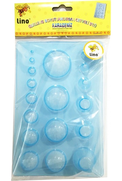 Lino Quıllıng Boyutlandırma Cetveli 3'Lü Lino Quıllıng Boyutlandırma Cetveli 3'Lü