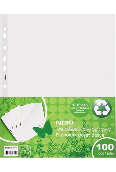 Noki Poşet Dosya Eco 1000'Li Paket Noki Poşet Dosya Eco 1000'Li Paket