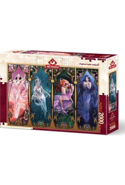 Art Puzzle Dört Cevher 2000 Parça Puzzle Art Puzzle Dört Cevher 2000 Parça Puzzle
