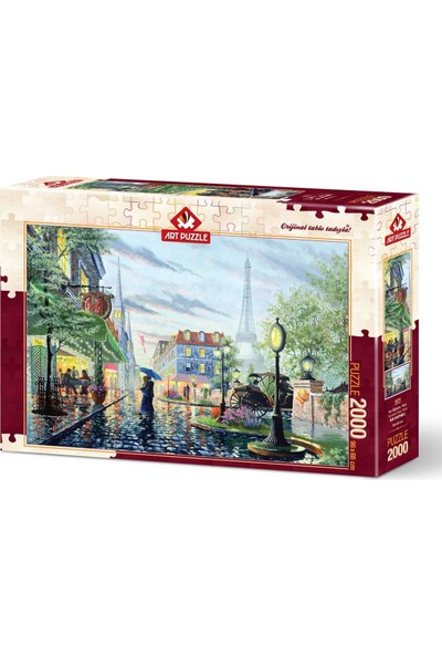Art Puzzle Yaz Yağmuru, Paris 2000 Parça Puzzle Art Puzzle Yaz Yağmuru, Paris 2000 Parça Puzzle