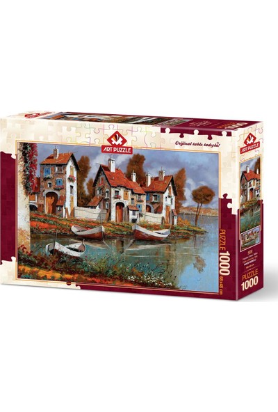 Art Puzzle Cerchıo Evleri, İtalya 1000 Parça Puzzle Art Puzzle Cerchıo Evleri, İtalya 1000 Parça Puzzle