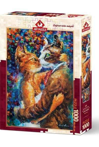 Art Puzzle Aşık Kedilerin Dansı 1000 Parça Puzzle Art Puzzle Aşık Kedilerin Dansı 1000 Parça Puzzle