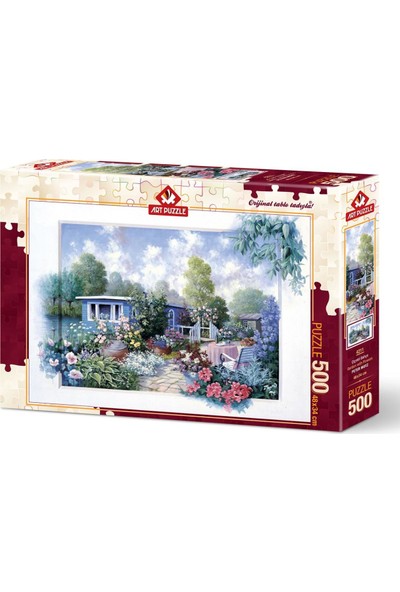 Art Puzzle Çiçekli Bahçe 500 Parça Puzzle