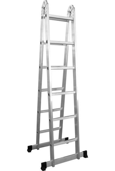 Beykon 6+6 Basamaklı Çok Amaçlı Katlanır Alüminyum Merdiven Beykon 6+6 Basamaklı Çok Amaçlı Katlanır Alüminyum Merdiven