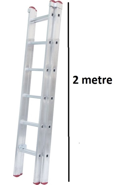 BEYKON 2+2 M TOPLAM 4 METRE ALÜMİNYUM SÜRGÜLÜ (PTT) MERDİVENİ BEYKON 2+2 M TOPLAM 4 METRE ALÜMİNYUM SÜRGÜLÜ (PTT) MERDİVENİ
