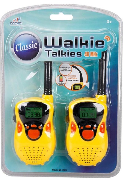 Eccho Walkie Talkies Klasik Telsiz Eccho Walkie Talkies Klasik Telsiz