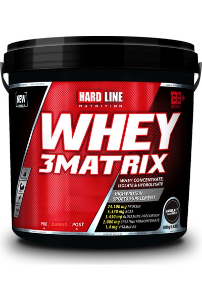 Hardline Whey 3 Matrix 4000 gr Hardline Whey 3 Matrix 4000 gr