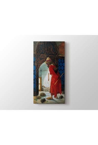 Tablo Kanvas Osman Hamdi Bey - Kaplumbağa Terbiyecisi Tablo