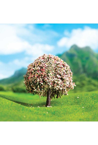 Eshel Maket Pamuk Çiçekli Ağaç 5,5cm - 2'li Eshel Maket Pamuk Çiçekli Ağaç 5,5cm - 2'li