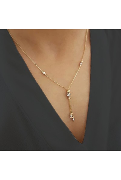 Allego 14 Ayar Altın Toplu Kolye ALK0345