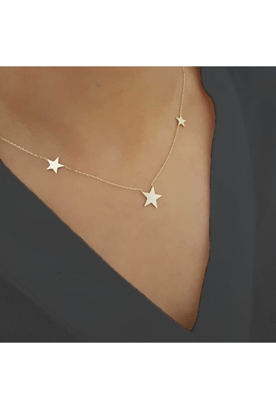 Allego 14 Ayar Altın Yıldız Kolye ALK0360