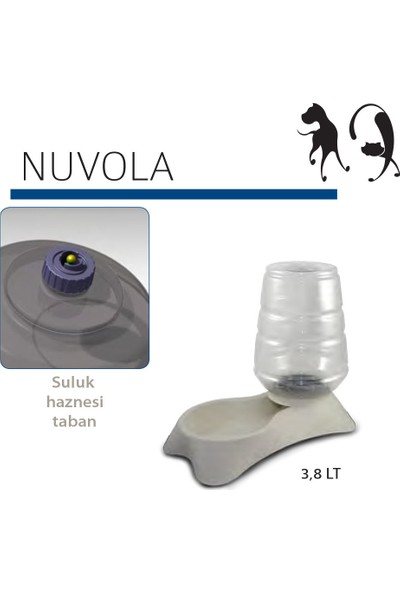 Mp Bergamo Kedi Köpek Hazneli Suluk 3,8 Litre Mp Bergamo Kedi Köpek Hazneli Suluk 3,8 Litre