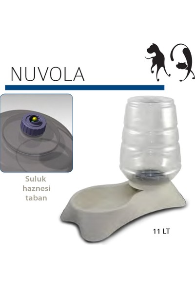 Mp Bergamo Nuvola Hazneli Köpek Su Sebili 11 Lt Beyaz Mp Bergamo Nuvola Hazneli Köpek Su Sebili 11 Lt Beyaz