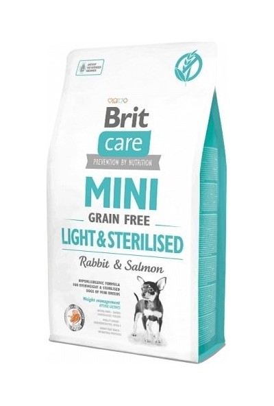Brit Care Mini Light Sterillised Tavşanlı Tahılsız Köpek Maması 2Kg Brit Care Mini Light Sterillised Tavşanlı Tahılsız Köpek Maması 2Kg