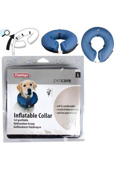 Karlie Şişebilen Yakalik L 39X39X12Cm Mavi Karlie Şişebilen Yakalik L 39X39X12Cm Mavi