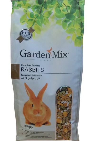 Garden Mix Platin Seri Tavşan Yemi 1 Kg