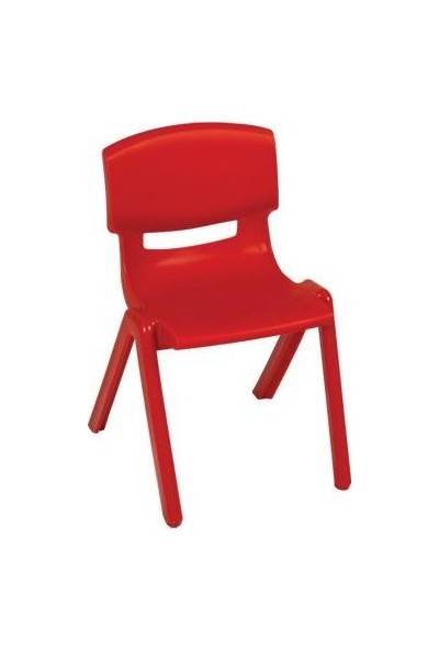 Irak Plastik Jumbo Çocuk Sandalye No:1 Küçük Kırmızı