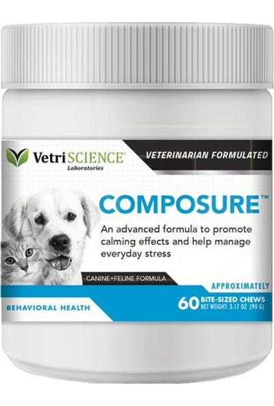 Vetri Science Composure Kedi Köpek Sakinleştirici Tablet 60 Adet Vetri Science Composure Kedi Köpek Sakinleştirici Tablet 60 Adet