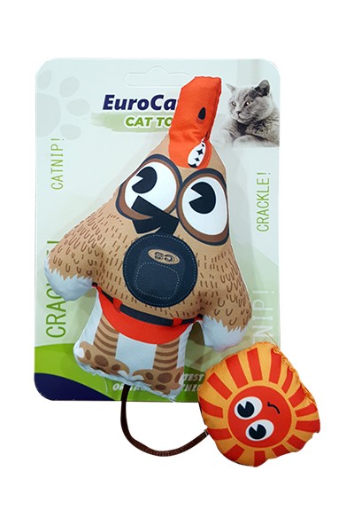 Eurocat Kedi Oyuncağı Şaşkın Köpek ve Güneş 25 cm