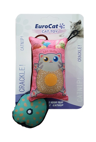 Eurocat Kedi Oyuncağı Yastık Kedi Ufak Yastık 25 cm Eurocat Kedi Oyuncağı Yastık Kedi Ufak Yastık 25 cm
