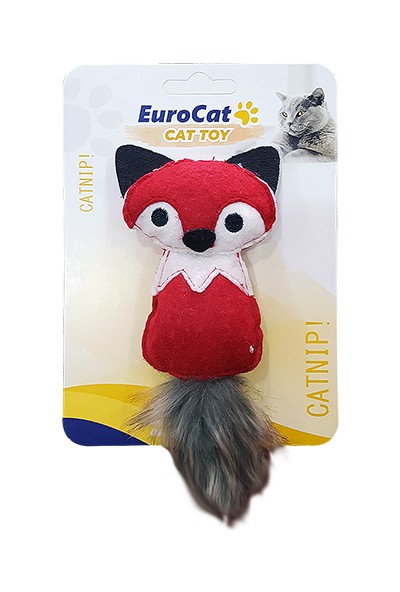 Eurocat Kedi Oyuncağı Kırmızı Sincap 14 cm Eurocat Kedi Oyuncağı Kırmızı Sincap 14 cm