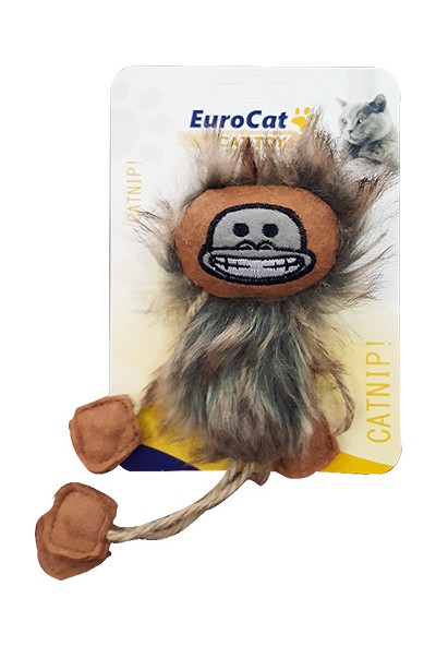 Eurocat Kedi Oyuncağı Püsküllü Maymun 19 cm Eurocat Kedi Oyuncağı Püsküllü Maymun 19 cm